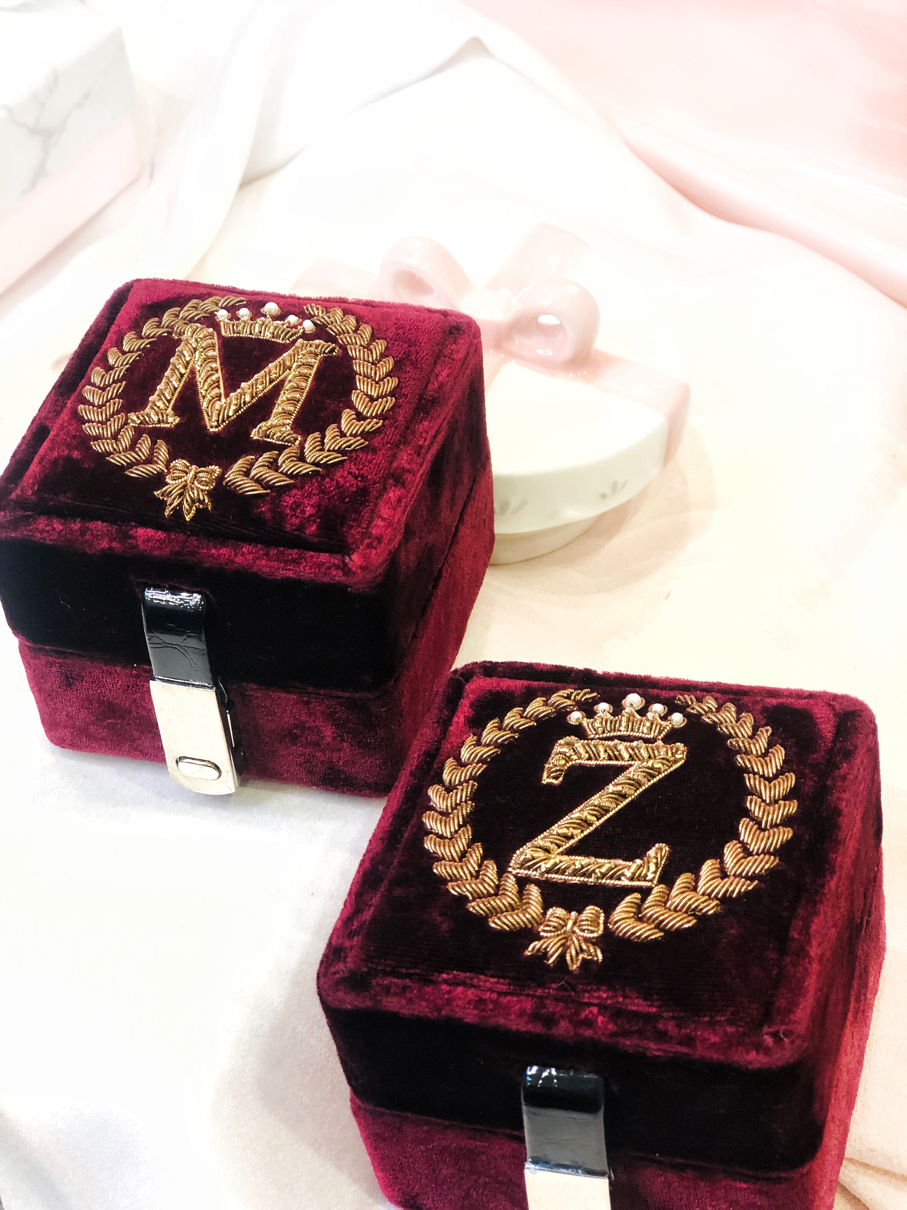 Initial Ring Box – CrystazineStudio